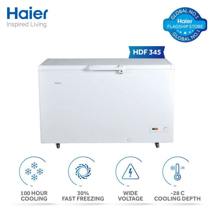 Haier Deep Freezer 13 Cu Ft/Turbo Cool/Single Door/HDF-345 SD (100 Hou – Onestopmall.pk