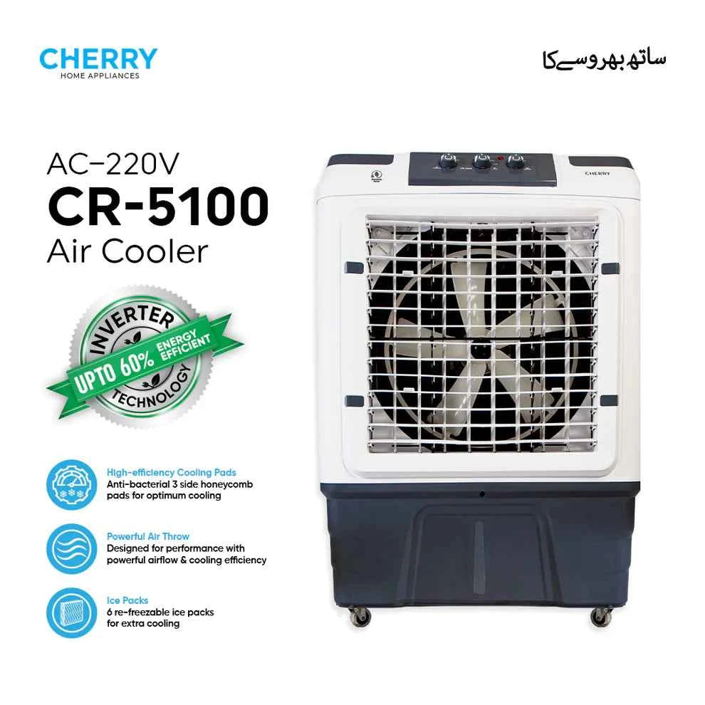 Cherry Room Air Cooler CR-5100 220 Volt 100 Liters Ice Box 6 Bottles ...