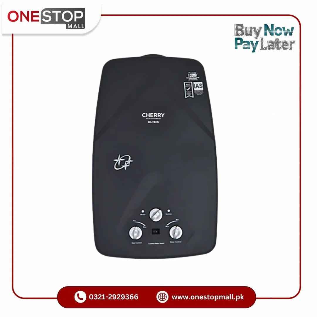 Cherry Instant Gas Water Heater 8 Liters – Dual Ignition (Battery ...