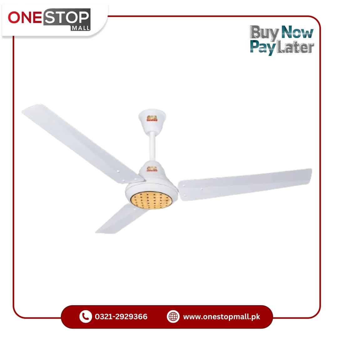 GFC Ceiling Fan AC 30 Watts RAVI Model 56'' Energy Saver Inverter Fan – Onestopmall.pk