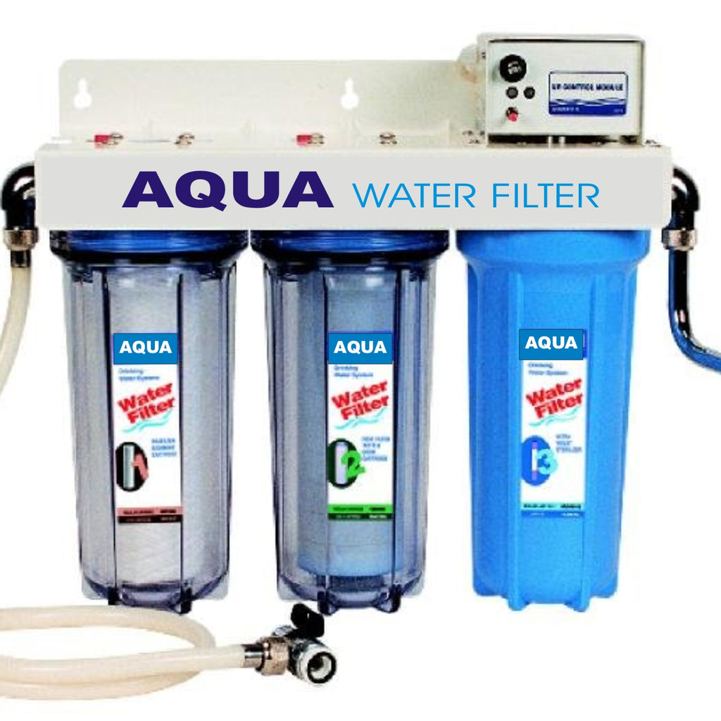 Aqua Safe Water Filter 3 Stages water Filtration Light for bacteria ...